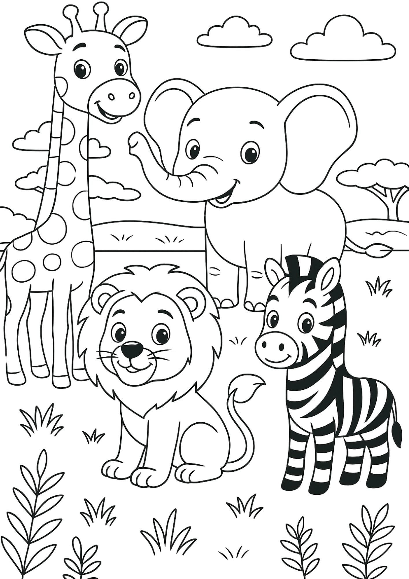 Desenhos De Animais Para Colorir E Imprimir Gr tis E Divertidos